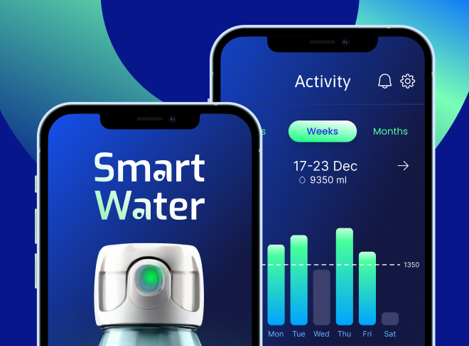 Smart Water Bottle App | Portfolio ABCloudz